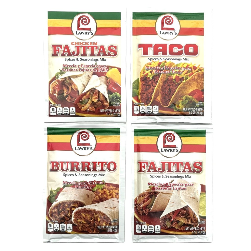 United States Imported Lawry's Fajitas/Taco/Burrito Mexican Bread ...