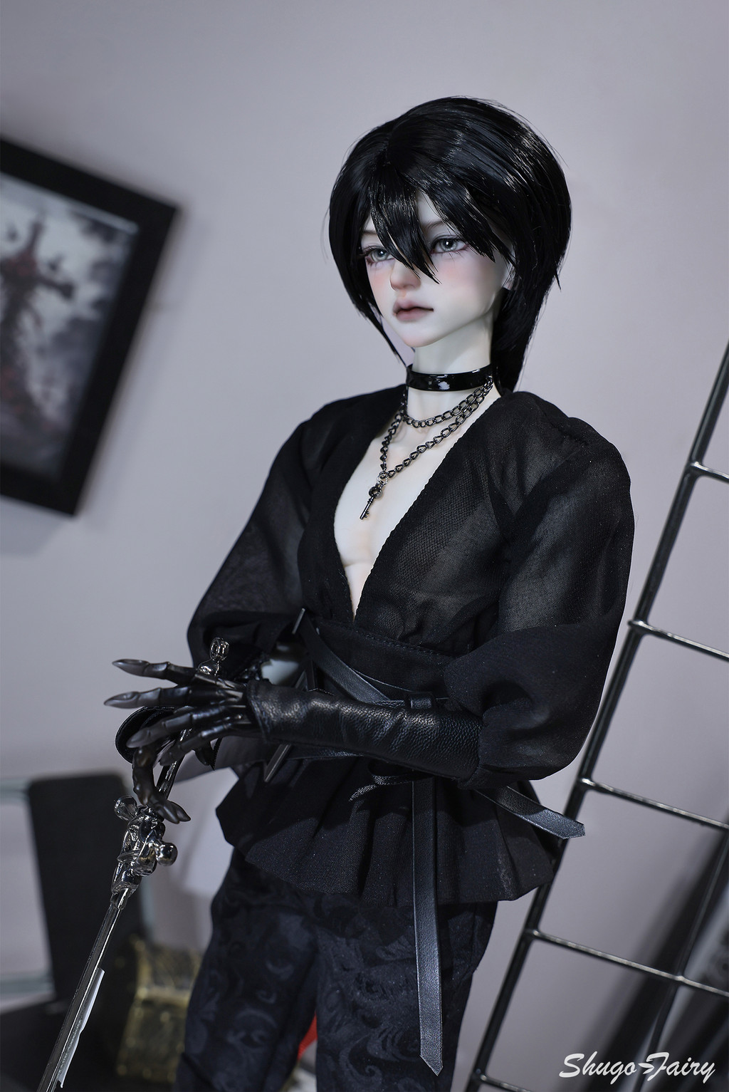 Morty C Bjd Doll 1/4 Bubo 2nd Body Antique Armor Restorer Elf Hand ...