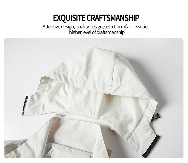 【Unisex】COD Waterproof Jacket for Women Removeable Hoodie Windproof ...