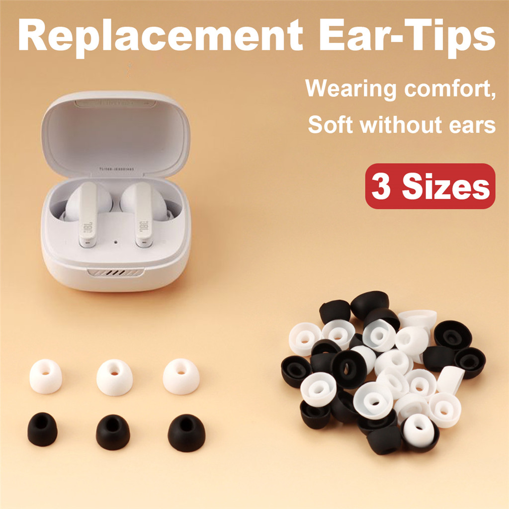 3 Pairs Silicone In-Ear Earphone Covers Caps Compatible With JBL Live ...