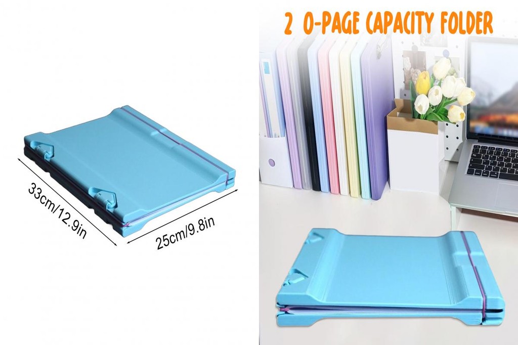Plastic Binder Gap-free Ring Binder Waterproof 4-ring Binder File ...