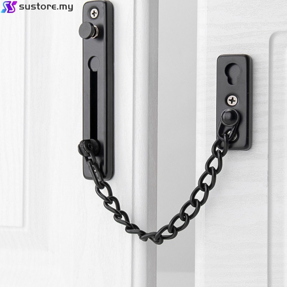 [Super] Door Chain Latch Bolt Restrictor Safety Guard Lock Slide Catch ...