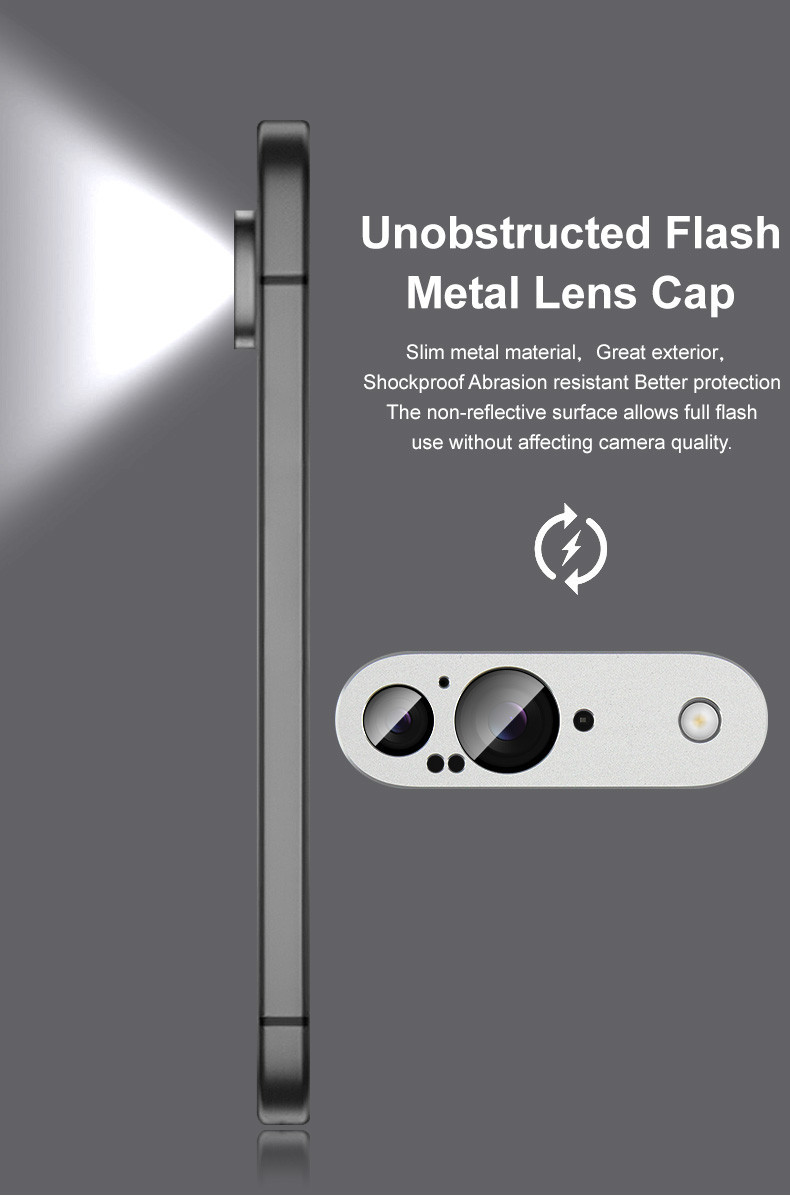For Pixel 9 Lens Glass IMAK Metal armor Premium Camera Protector Metal ...