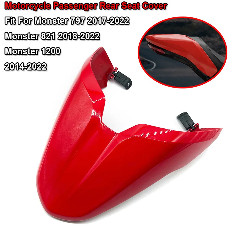 Motorcycle Rear Passenger Pillion Seat Cover Hard Seat Cowl Hump ...