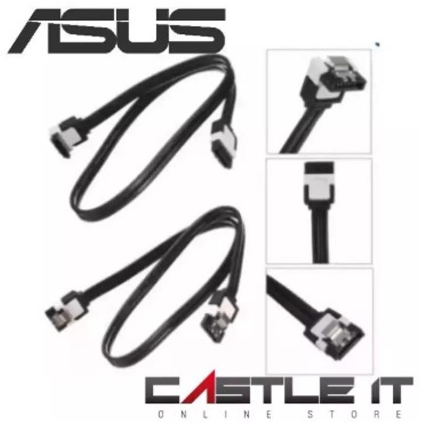 Asus/MSI/Gigabyte SATA 3.0 Cable 6Gbps HDD SSD Data L-Shape Right Angle ...