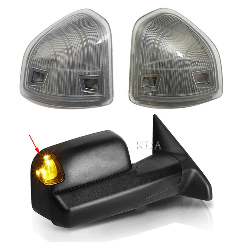 Left Right LED Rear View Mirror Turn Signal Light Lamp For Dodge Ram ...