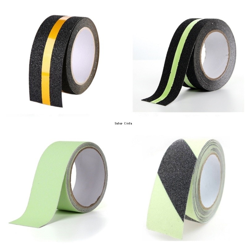 5CM*5M Anti Slip Tapes Glow in The Dark Strip Luminous Green Waterproof ...
