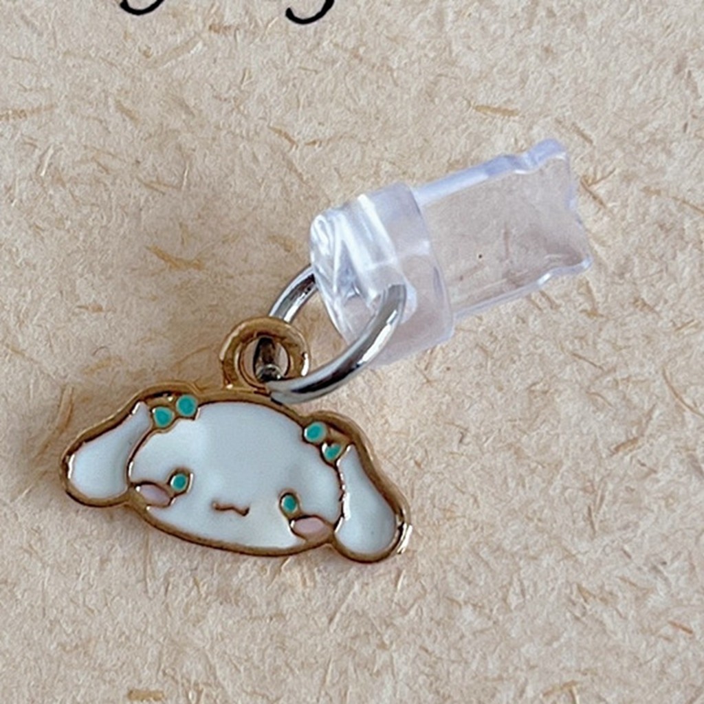 Dust Plug for iPhone Mobile Phone Earphone Type-C Android Cartoon Smile ...