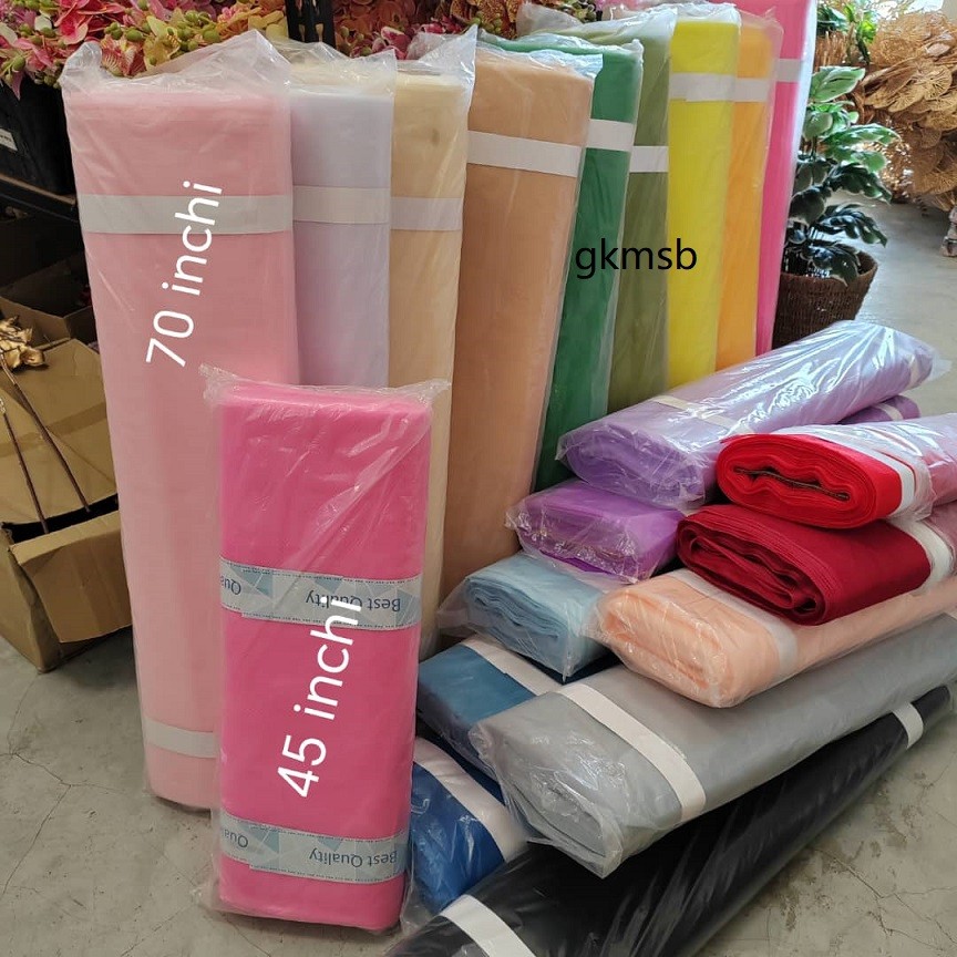 (jual meter) Net Kasar BIdang 70inch utk hamper besar / bakul buah ...