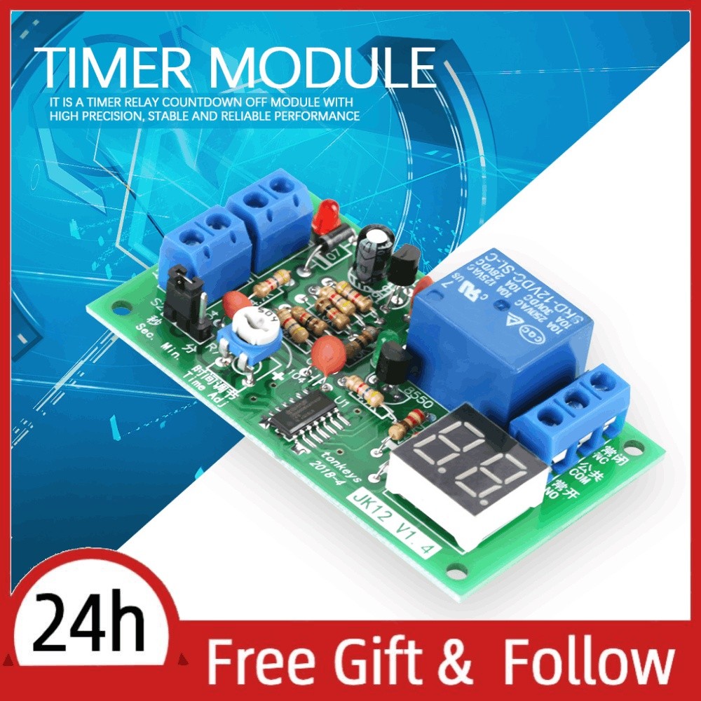 in stock [Ready Stock] Countdown Timing Timer Delay Turn OFF Relay ...