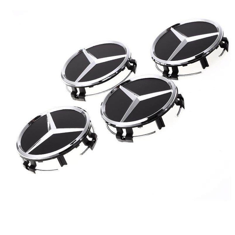 4pcs 75mm Car Wheel Center Caps Wheel Hub Rim Cap Cover Badge Emblem ...