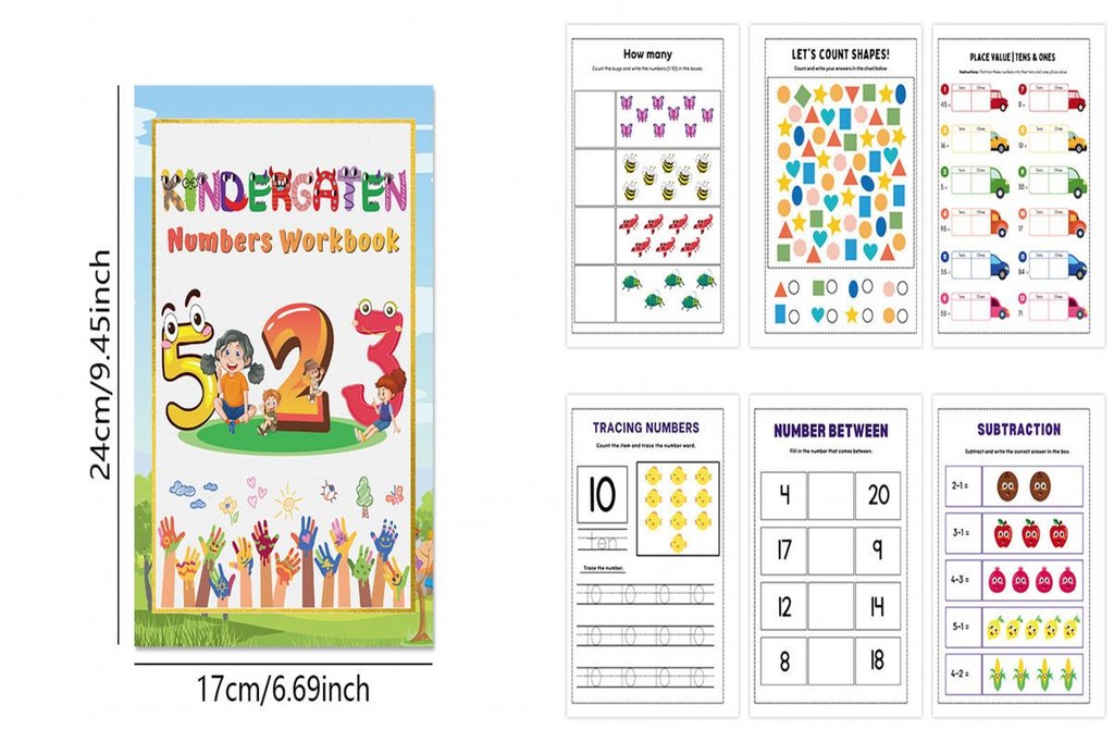 [JU] Preschool Teaching Materials Early Childhood Education Workbook ...