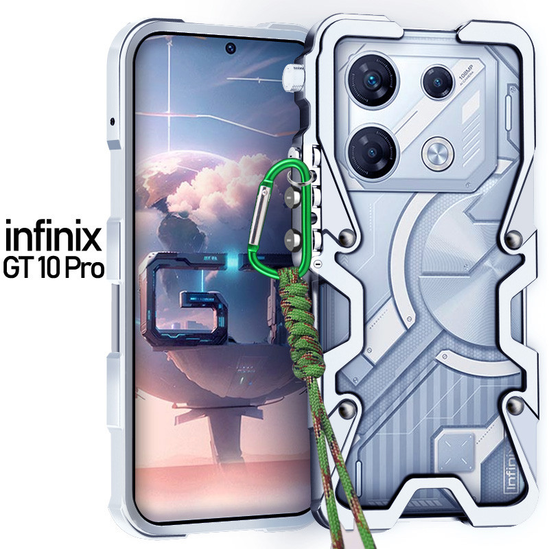 Armor Screw Metal Bumper Aluminum Frame Case Shockproof Cover for ...