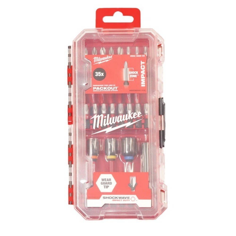 Milwaukee 4932492003 SHOCKWAVE™ IMPACT DUTY™ BIT SET (35 PC) | Shopee ...