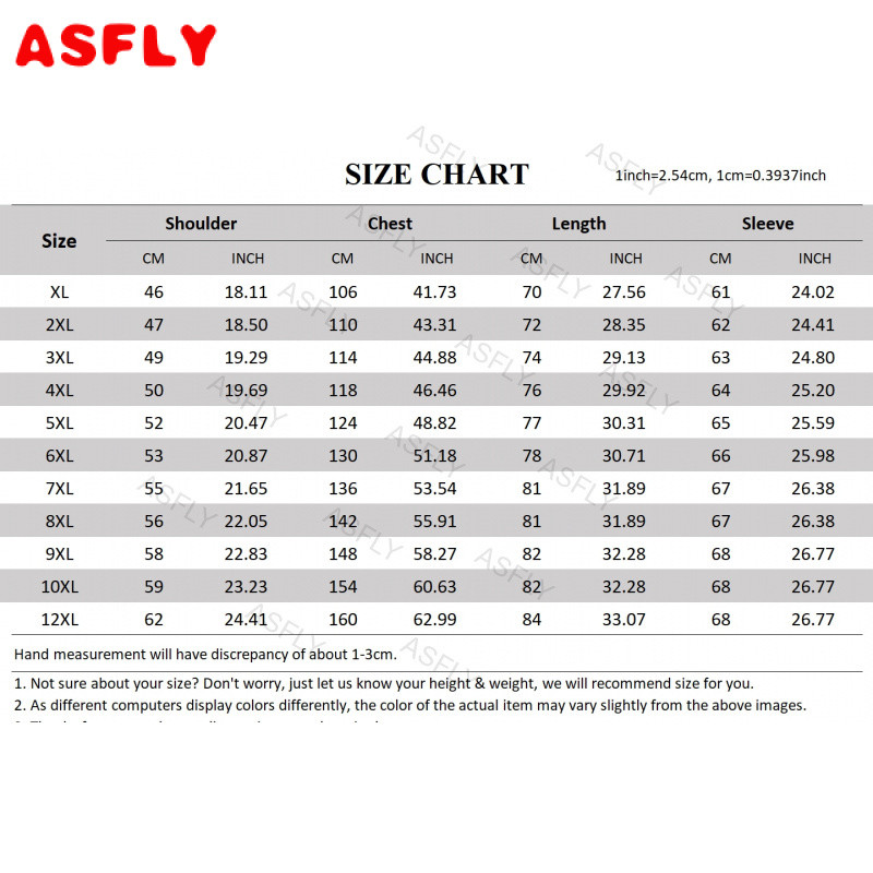 ASFLY Plus Size 10XL 12XL Jacket Men Winter Fashion Casual Stand-Up ...