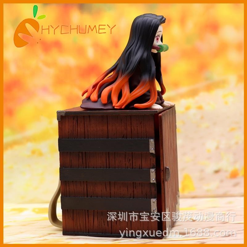 Slayer Charming Demon Nezuko Mini Gk Pvc Figure Unique Anime Display ...