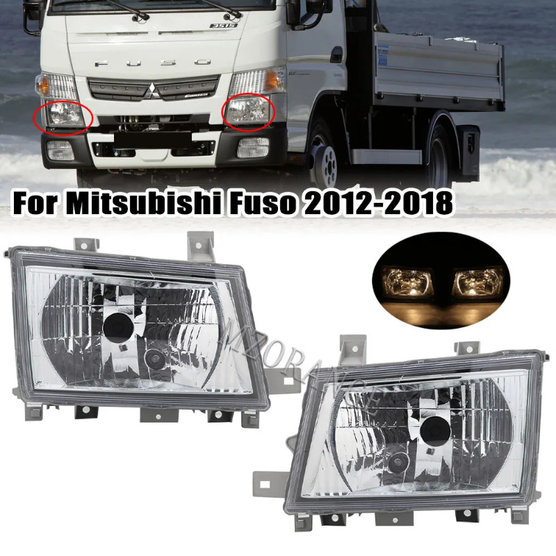 Headlight For Mitsubishi Canter FUSO FE FG 2012-2018 Car Fog Light Turn ...