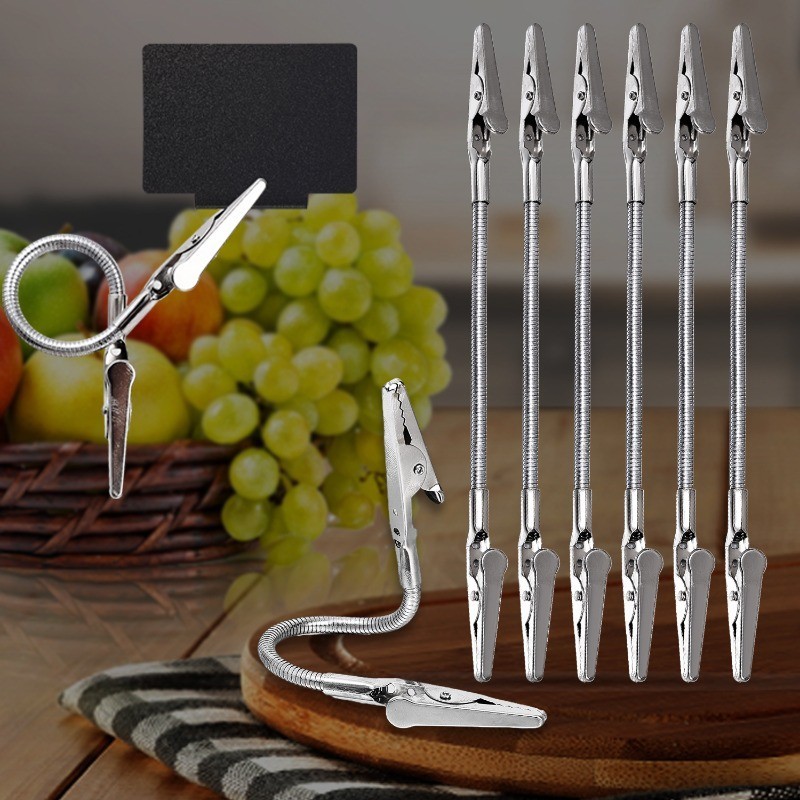 Double-headed Crocodile Clip - DIY Photo Display Clamp - Price Tag ...