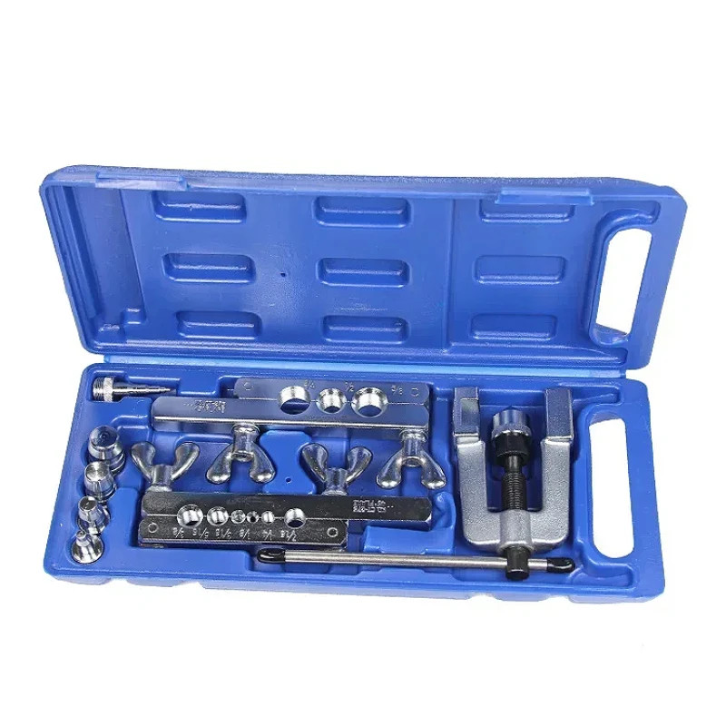 Refrigeration Flaring Tool Kit 1/8-3/4 6-19mm Expanding Tube Reamer ...