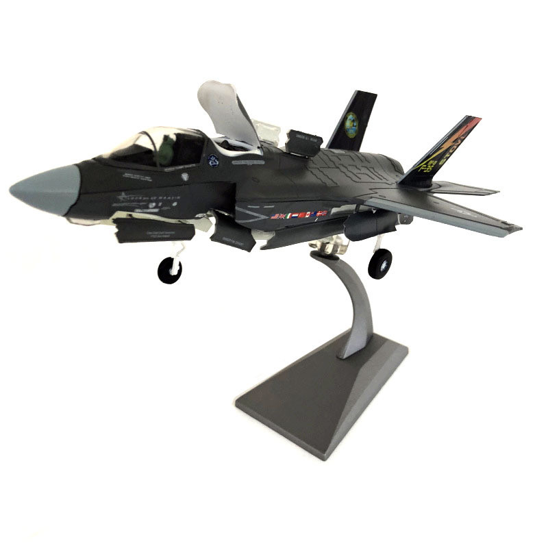US Air Force F-35 Lightning-B Fighter Model 1:72 Scale Aircraft Model ...