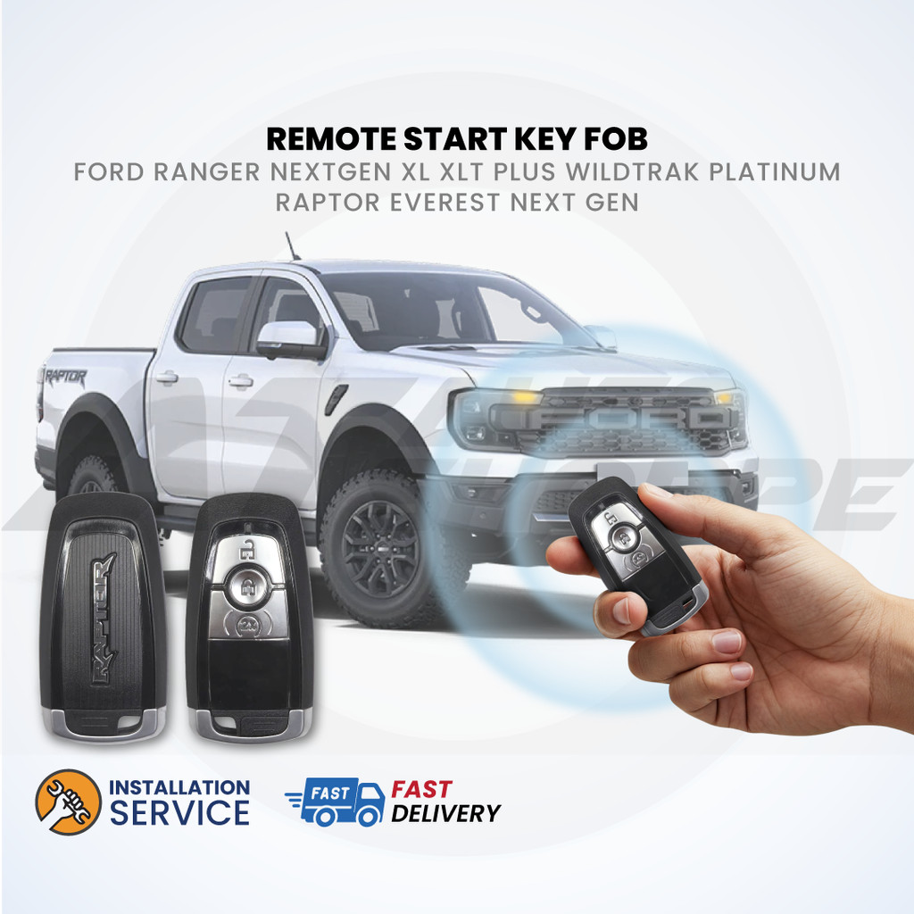 Remote Start Key Fob Ford Ranger NextGen XL XLT PLUS Wildtrak Platinum ...