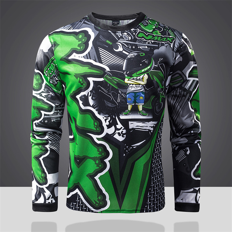 Honda Motor Shirt Long Sleeve for Men Suit Cycling Bike Jersey Bikers ...