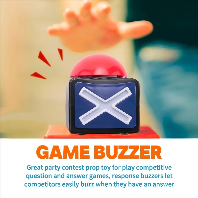 [🔥READY STOCK🔥]Game Answer Buzzer Alarm Button With Sound Light Trivia ...