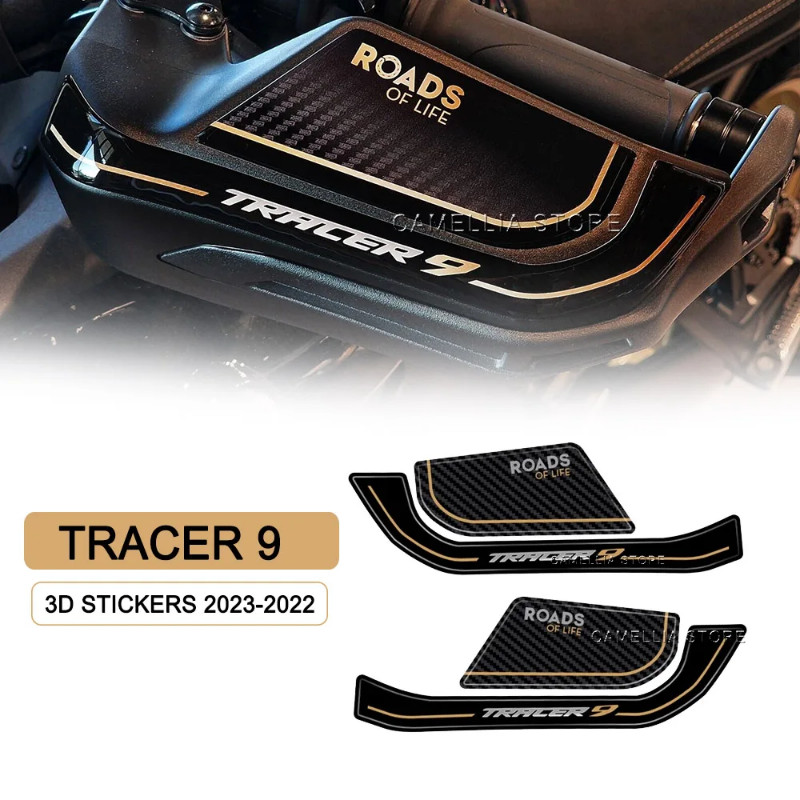 Motorcycle Handguards Sticker 3D Epoxy Resin Waterproof Tracer 9 ...