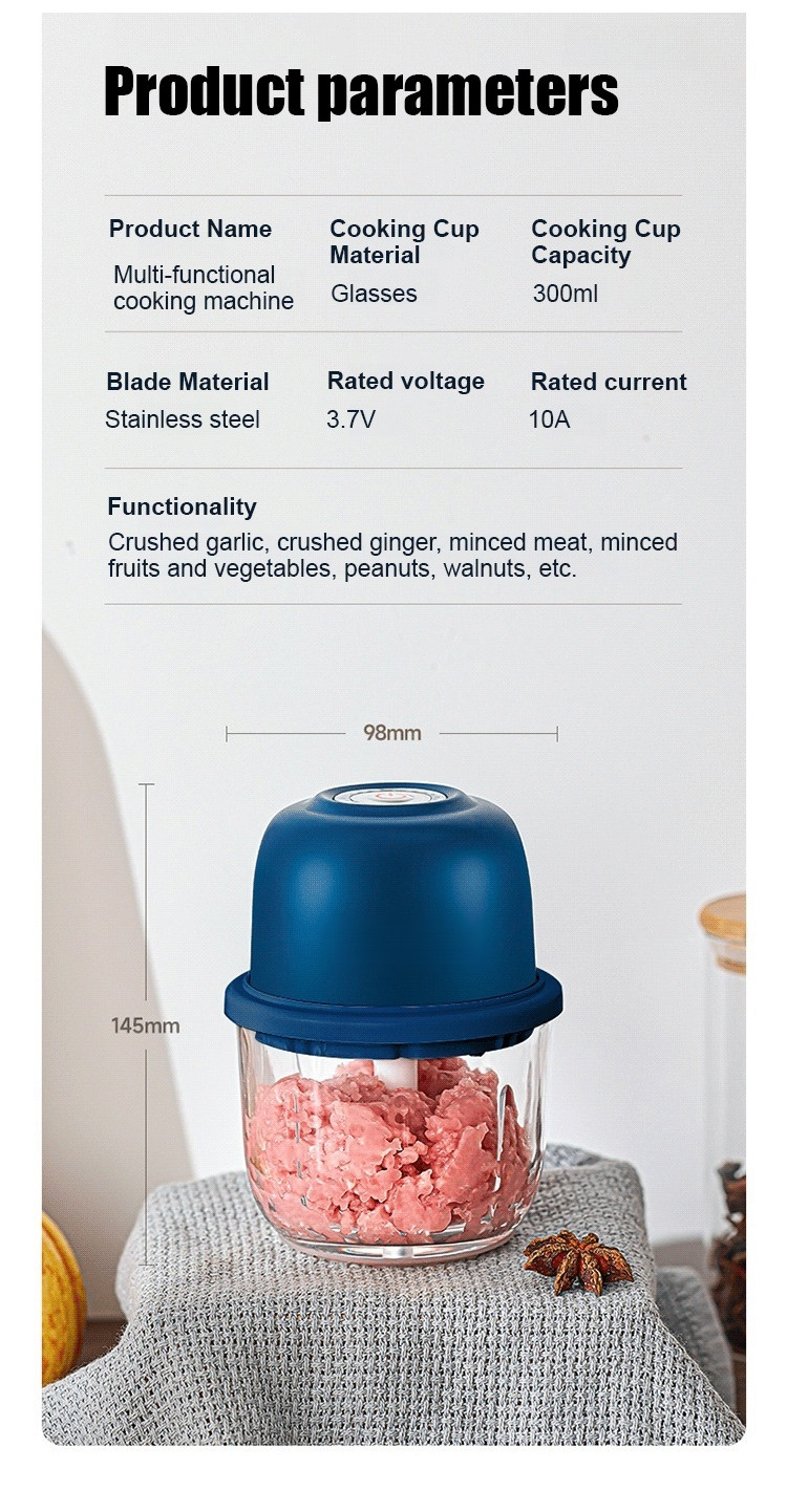 Electric Small Cyclone Food Supplement Cooking Machine Wireless ...