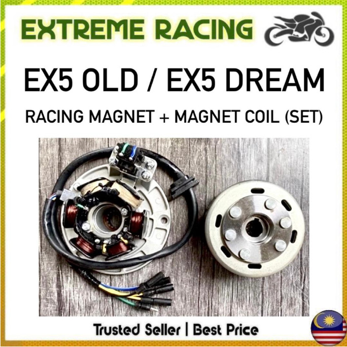 Honda EX5 Dream EX5 HP Hi Power Old Model Lama Racing Magnet Coil Set ...