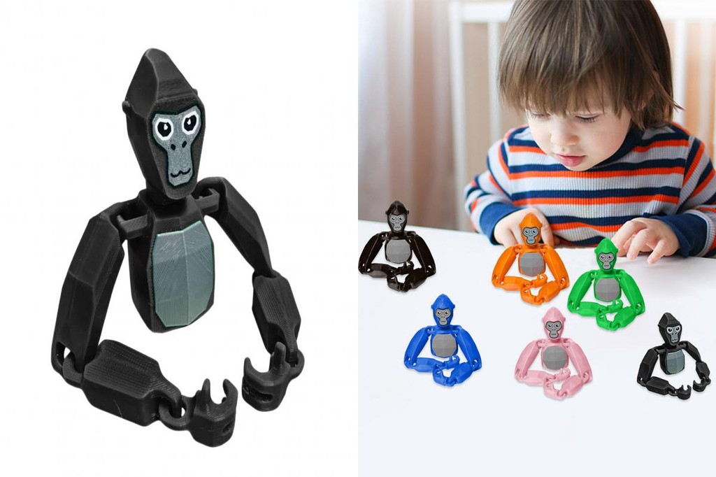 Desktop Ornament Dynamic Gorilla Tag Design Flexible Gorilla Tag Toy ...