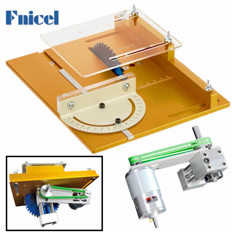 Mini Table Saw Lifting Spindle and Ball Bearing Spindle Motor Set ...