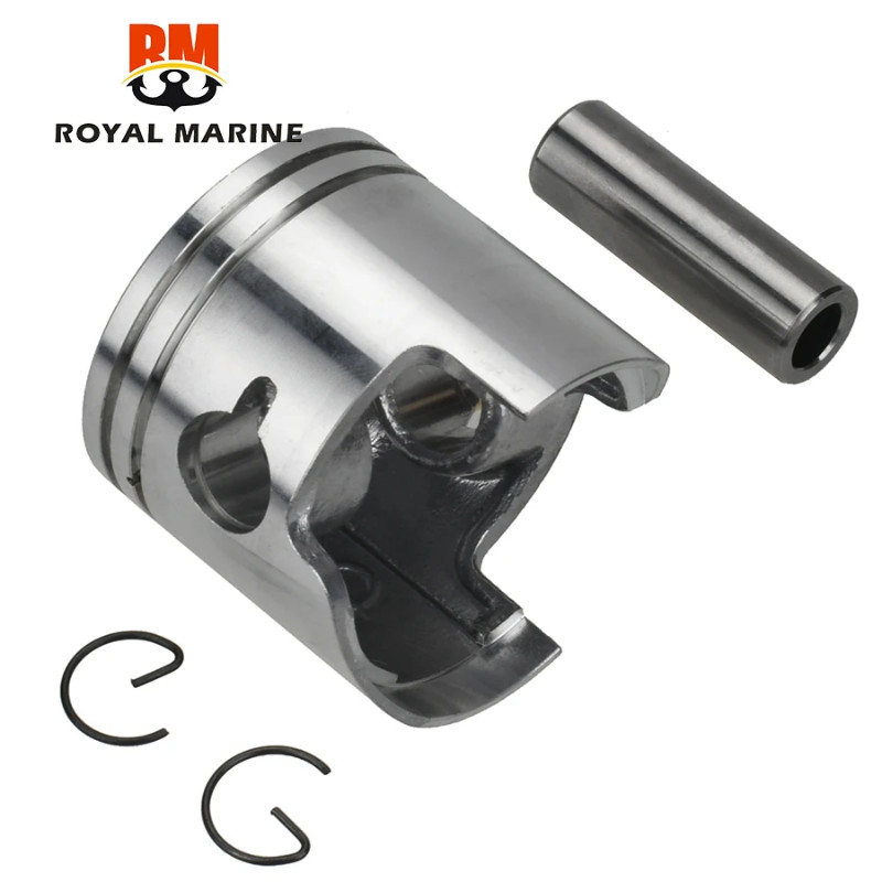 Piston Kit For Tohatsu Nissan Outboard 9.8HP 8HP 50MM 2T 3B2-00001 ...