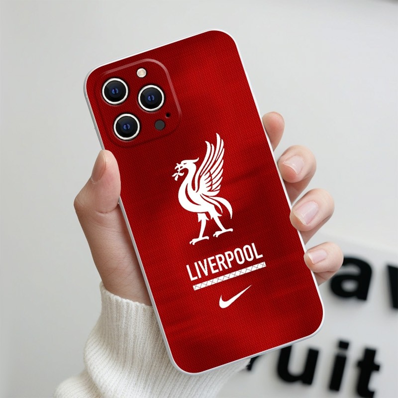 Liverpool Football Club logo Phone case for iPhone 16 promax 15 pro 14 ...