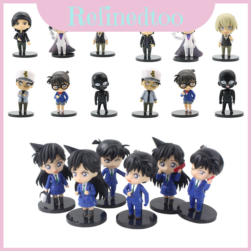 Pvc Detective Conan Figures Set Of 6 Perfect Desk Decoration Cake ...