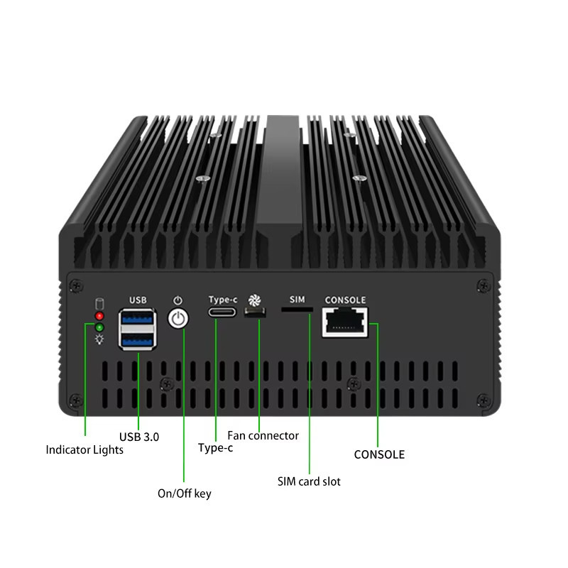 13th Gen Firewall Mini PC Core i7 13620H i5 13420H 4x2.5G Nics 2*DDR5 ...