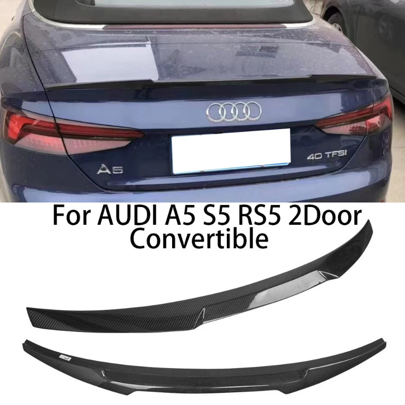 For AUDI A5 S5 RS5 B9 2Door Convertible M4 Style Carbon fiber Rear ...