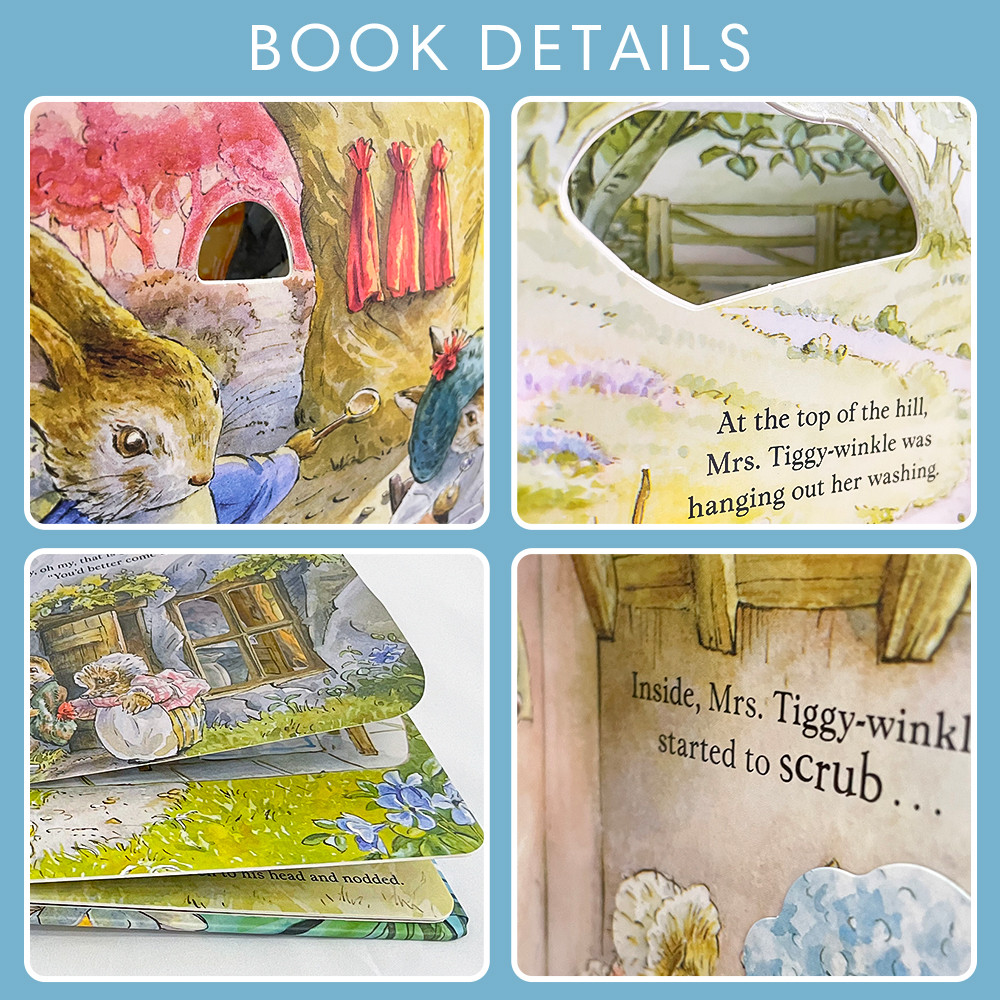 Peep inside tale Peter Rabbit Series Book -The Lost Hat/ Forest Homes A ...