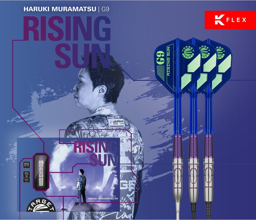 TARGET RISING SUN Gen 9 (Haruki Muramatsu model) - Target Soft Darts ...