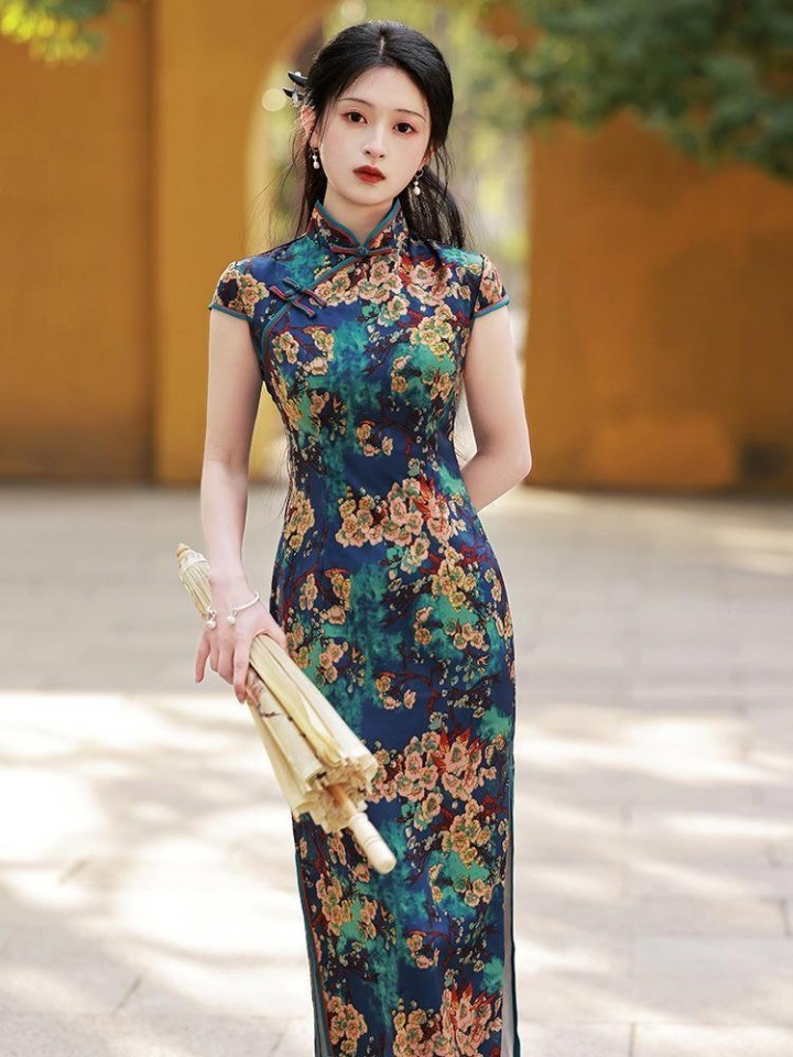Cheongsam Young Style Improved Daily Summer Old Shanghai Retro ...