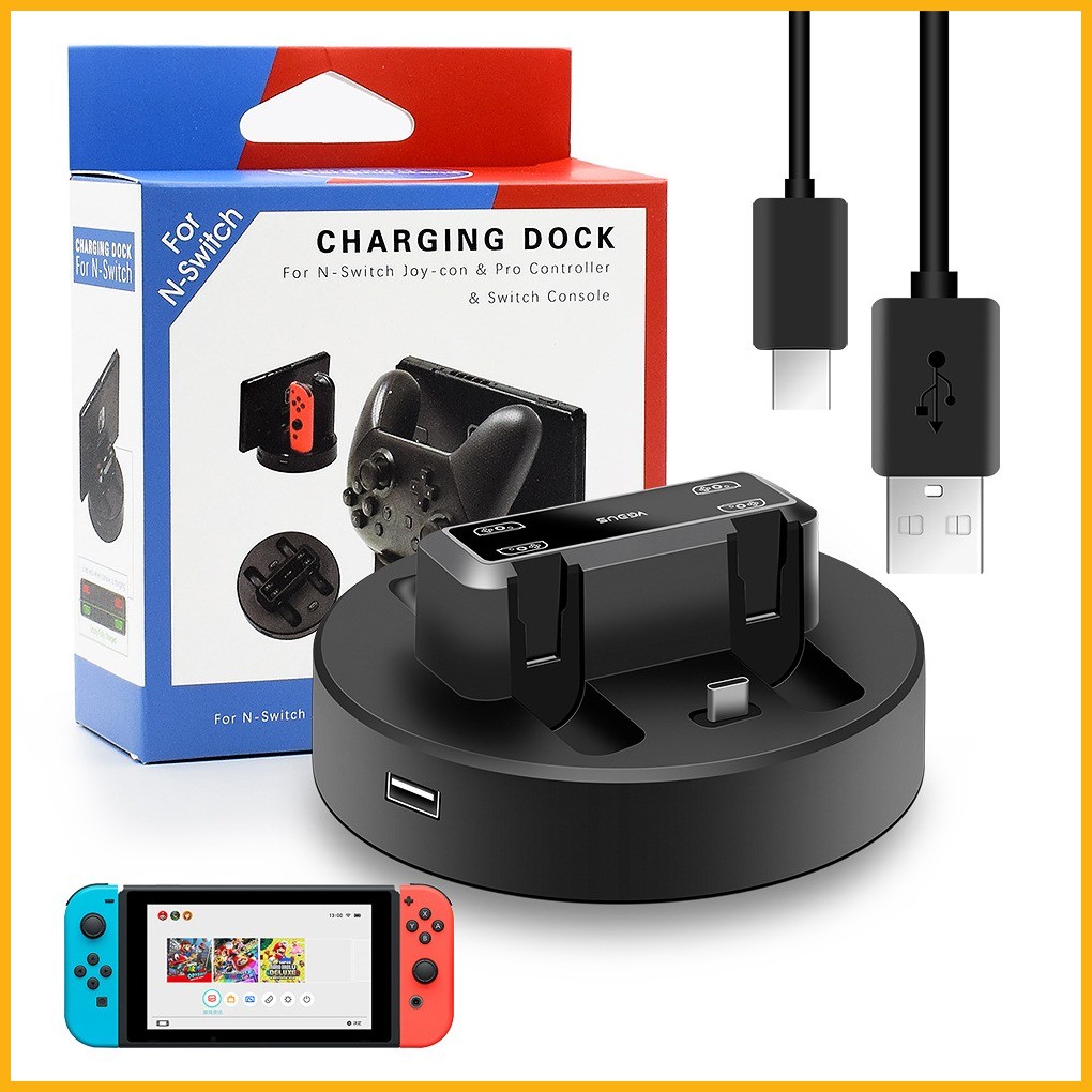 Nintendo switch joy-con Four Charger switch pro Cradle Charger switch ...