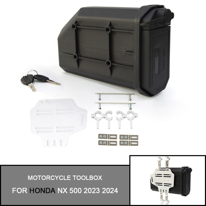 NEW Motorcycle Waterproof Toolbox Side Tool Box For HONDA NX 500 2023 ...