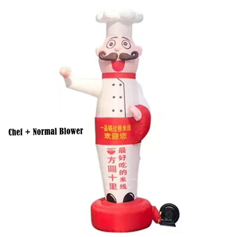 Air Dance Star Inflatable Chef Inflatable Lights Dancing Balloons Dolls ...