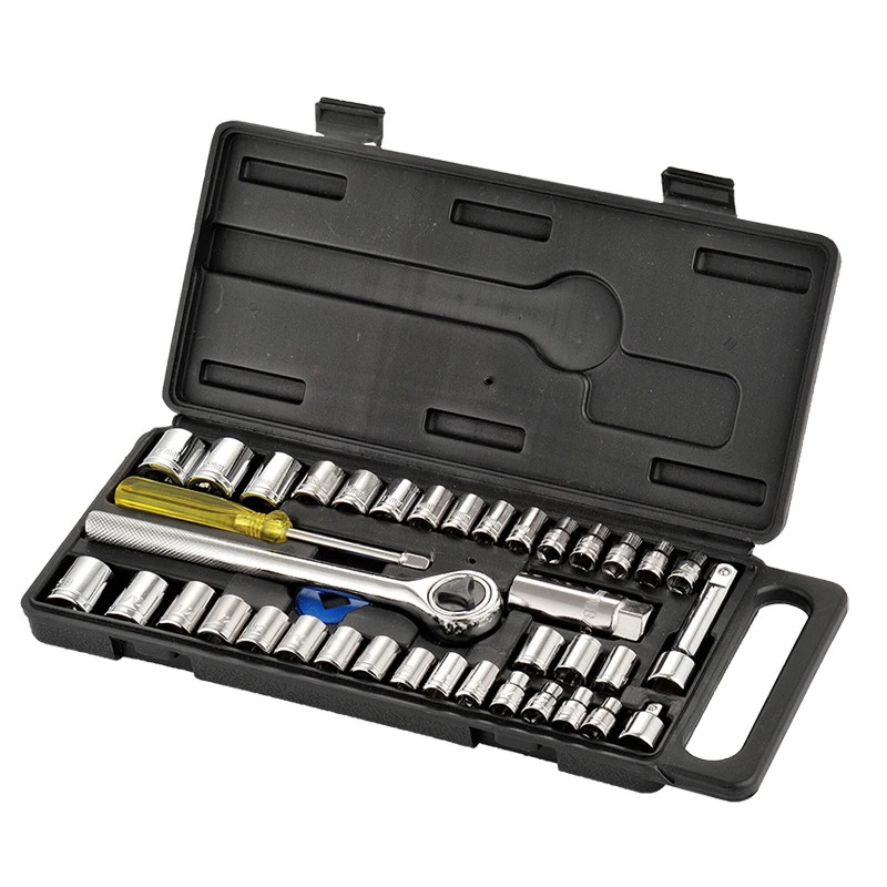 40pcs Torque Ratchet Wrench and Socket Set 3/8 Inch Drive Spanner ...