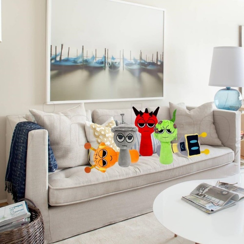 Incredibox Sprunki Mr Fun Computer Plush Doll Popular Game Sprunki ...