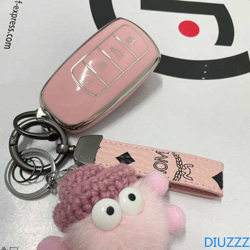 Jaecoo Pink TPU Car Key Case Full Cover For For Chery Tiggo 8plus 5 ...