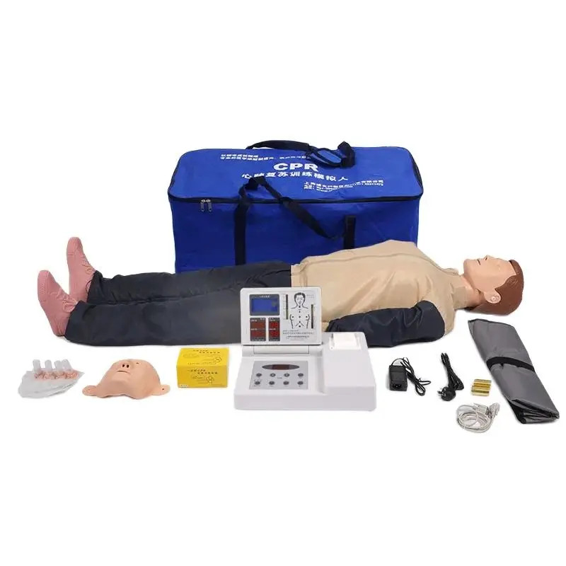 LCD Color Display Advanced Computer Cpr Full Body Adult CPR Manikin ...
