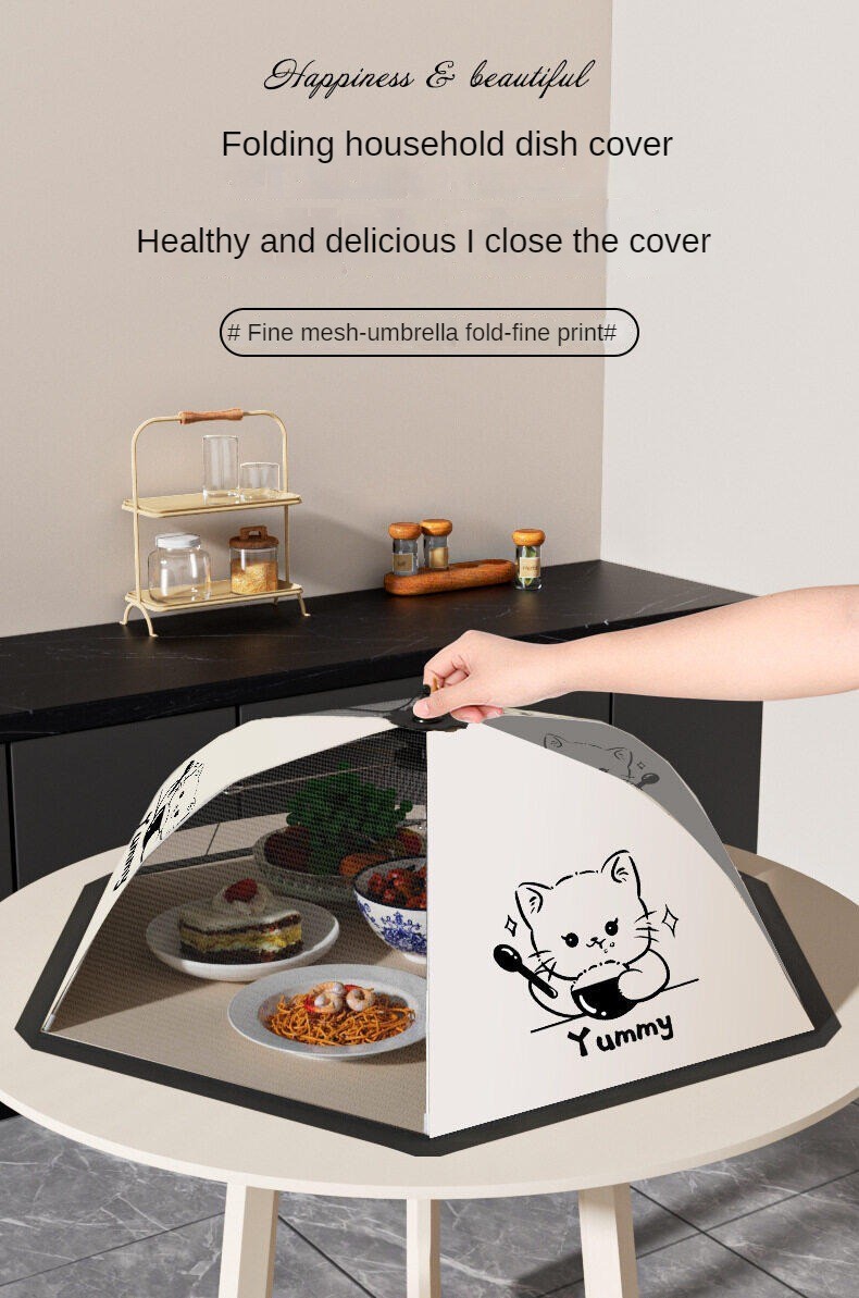 2025 Foldable Food Cover Tudung Saji Moden Tray Makanan Bertutup Table ...