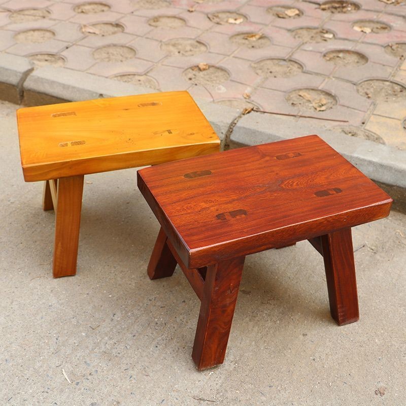 Small Solid Wood Stool Domestic Chinese Wooden Stool Adult Shoe Stool ...