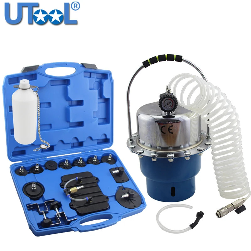 Pneumatic Pressure Bleeder Tool Set ProfessionalBrake And Clutch ...